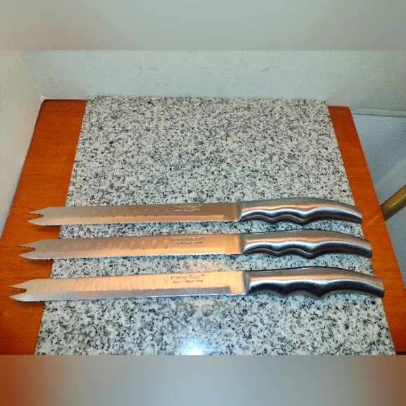 Forever Sharp | Kitchen | Forever Sharp Surgical Stainless Steel Knives Carving Knives Lot Of 3 ...
